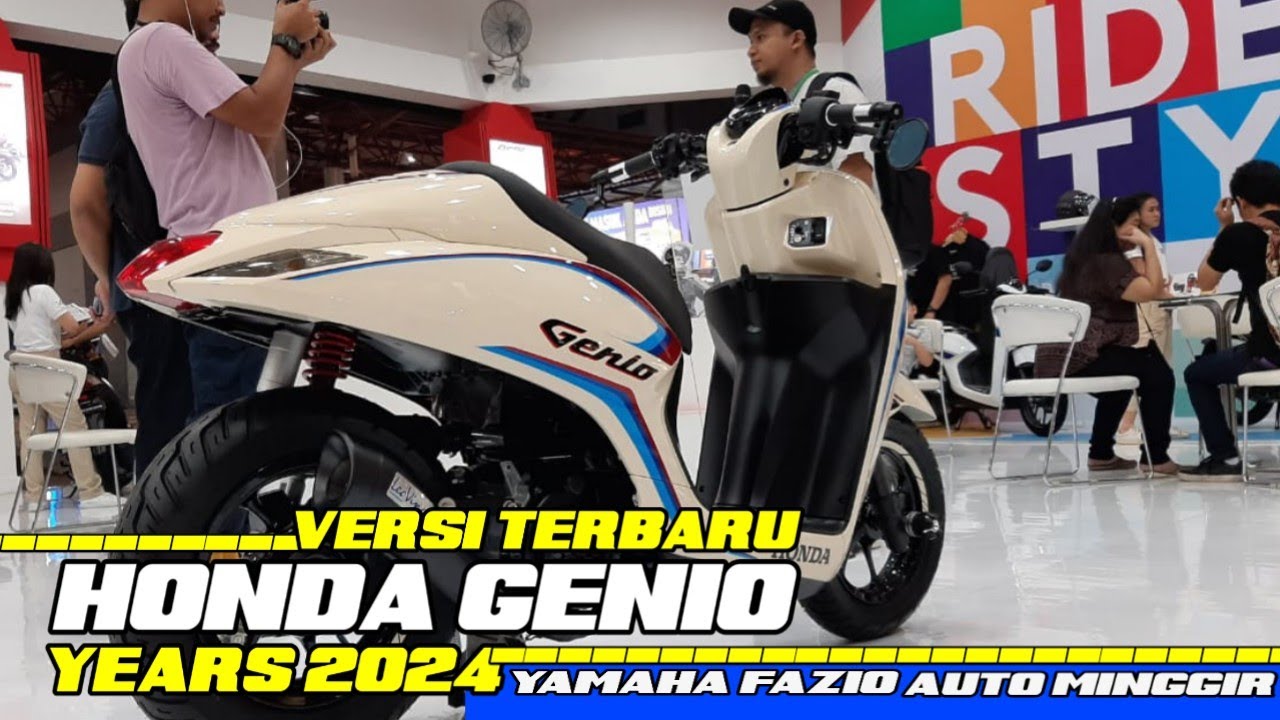 YAMAHA KEMBALI DI GEBRAK!!! HONDA RILIS HONDA GENIO VERSI TERBARU YEARS 2024 YAMAHA FAZIO K.O ...