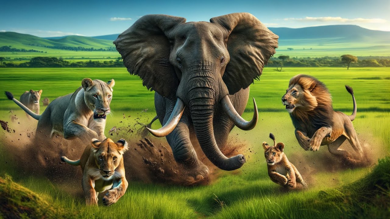 The Battle for Survival: Wild Lions and Their Relentless Hunt. - YouTube