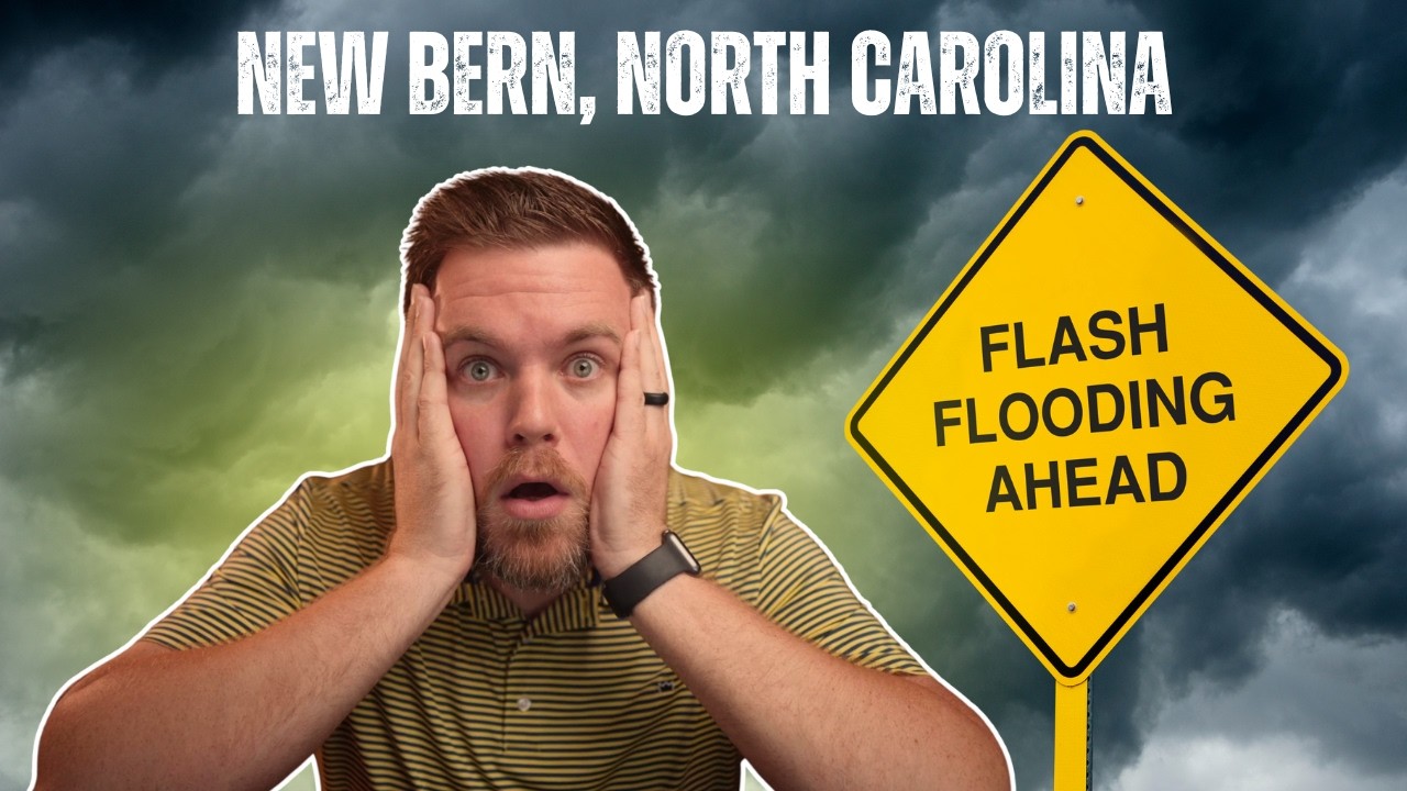 Flood Zones in New Bern, NC - YouTube