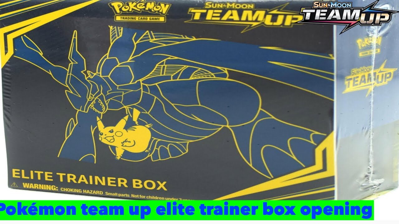 pokemon team up elite trainer box - YouTube