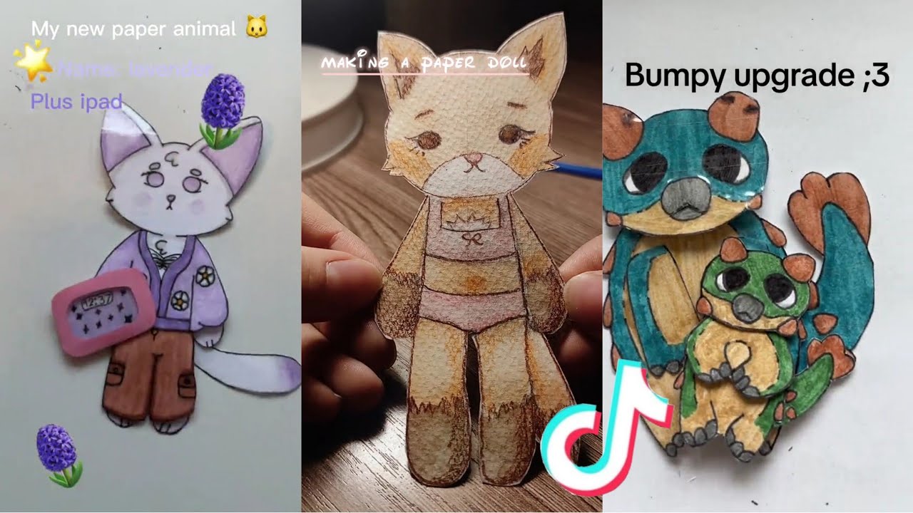 Paper Animals💎 DIY TikTok Compilation #74 - YouTube