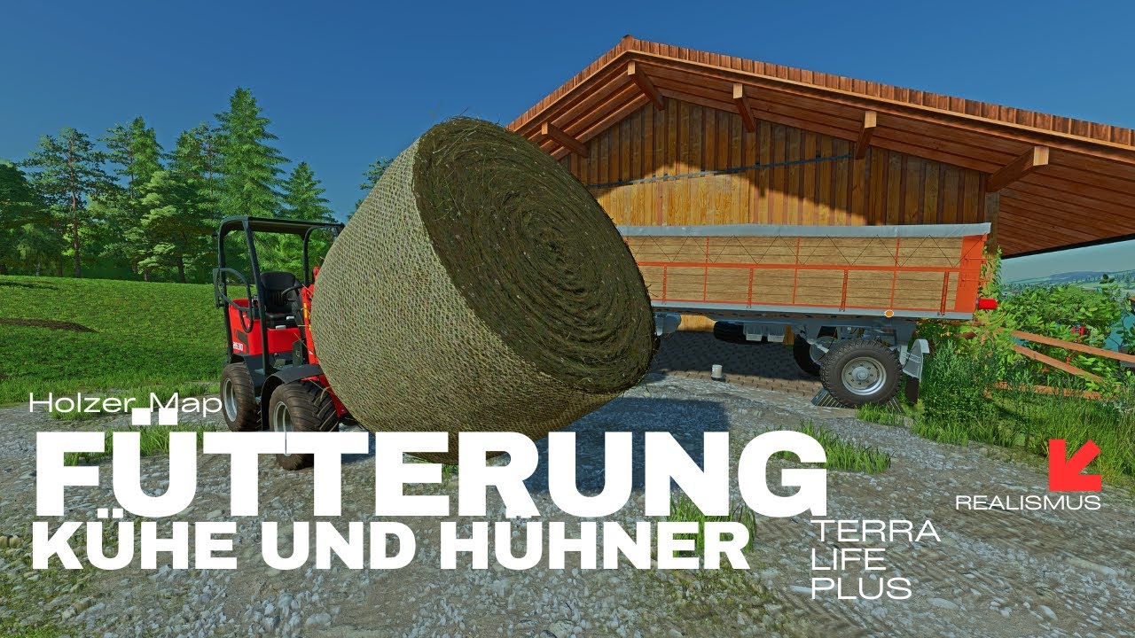 LS 22 – Fütterung der Kühe und Hühner | Holzer Map Terra Life Plus ...