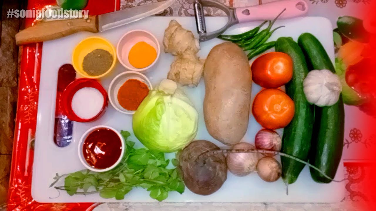 Fresh Veggies | Resipe | Vegetable Food | Sonia Food Story - YouTube