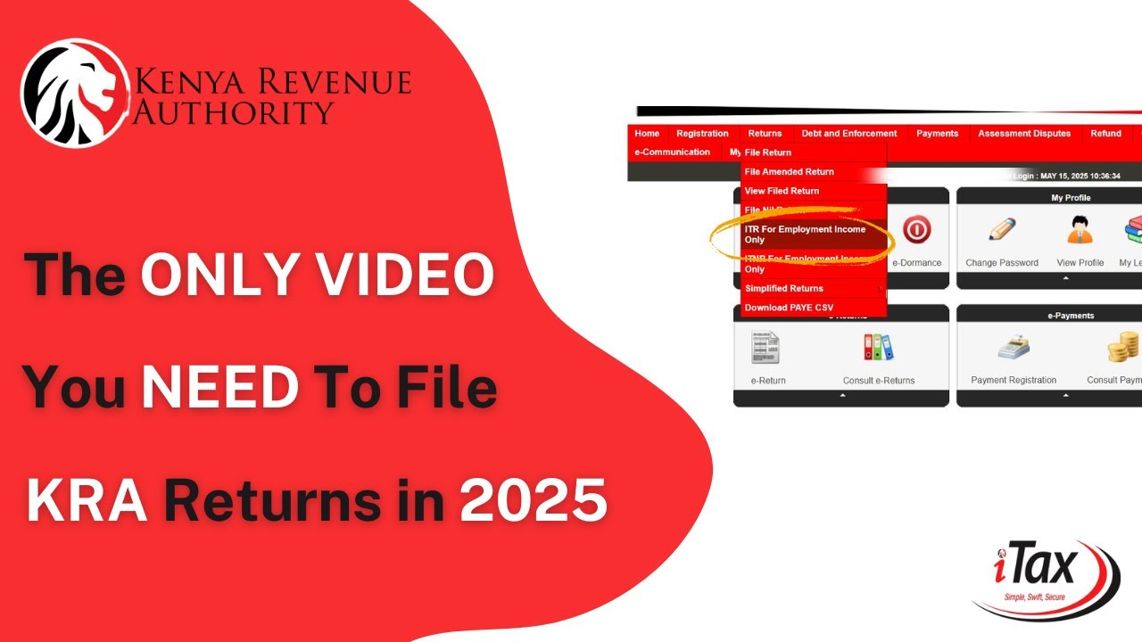 How To File KRA Returns Using P9 in 2025 (With SHIF & Housing Levy ...