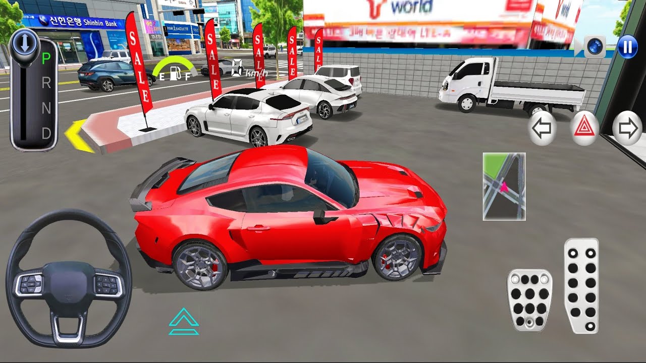new red colour cars in 3d driving class game - driving new car games ...