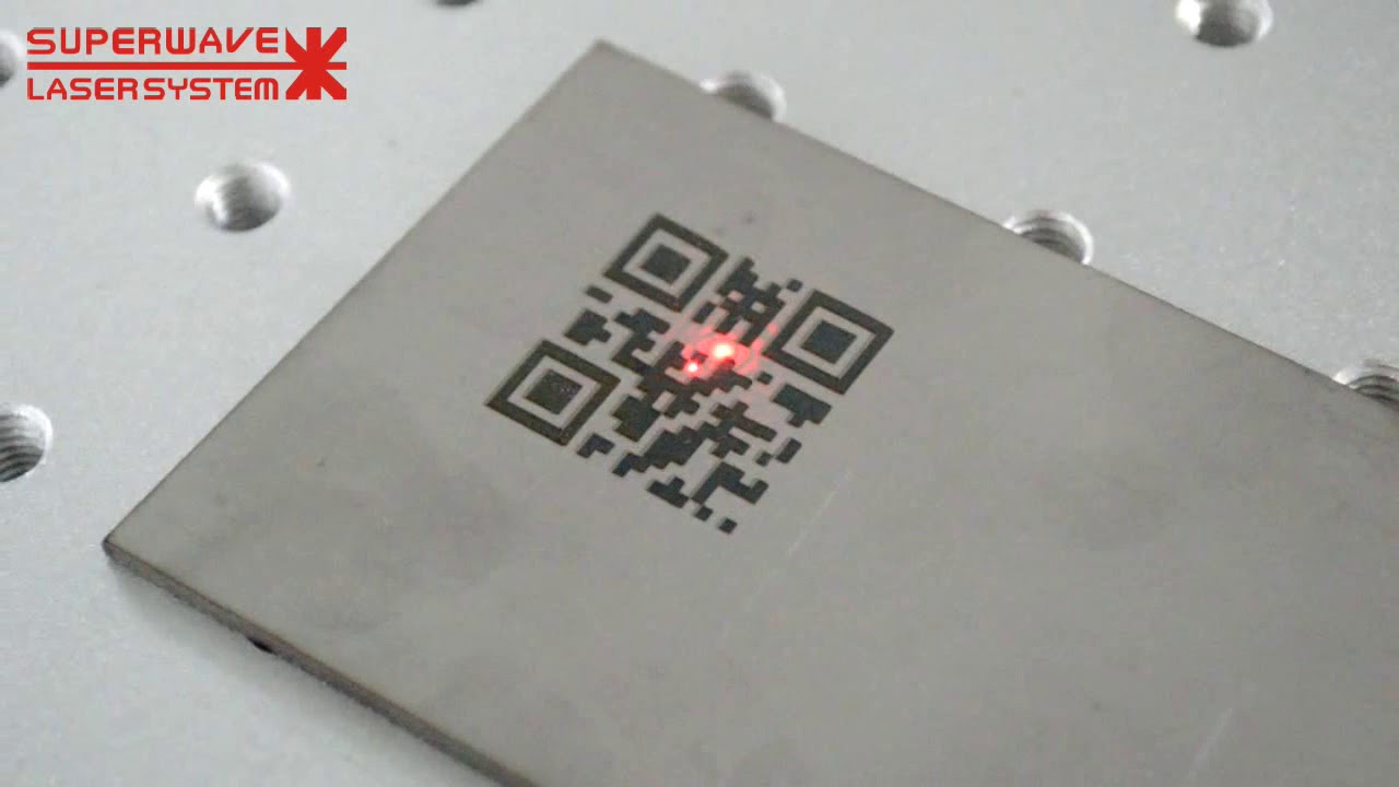 Semiconductor Diode laser marking machine - YouTube