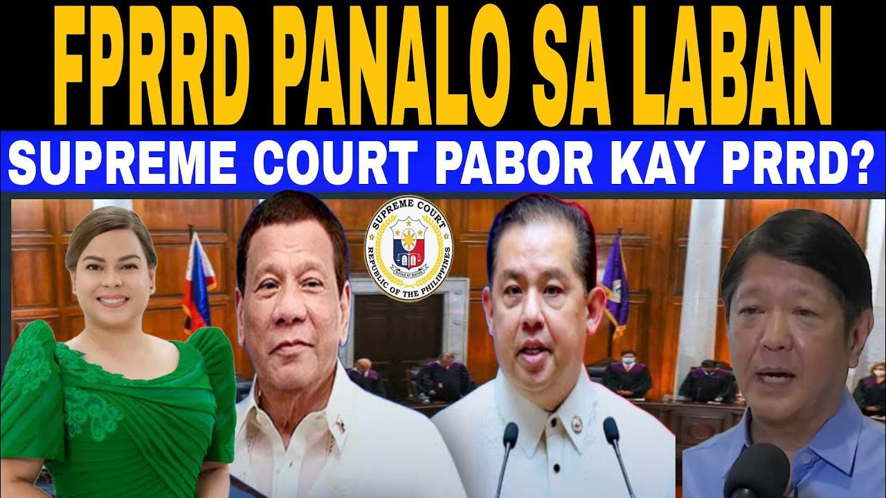 BREAKING NEWS FPRRD PINABURAN ng SUPREME COURT LABAN sa ICC? #prrd # ...