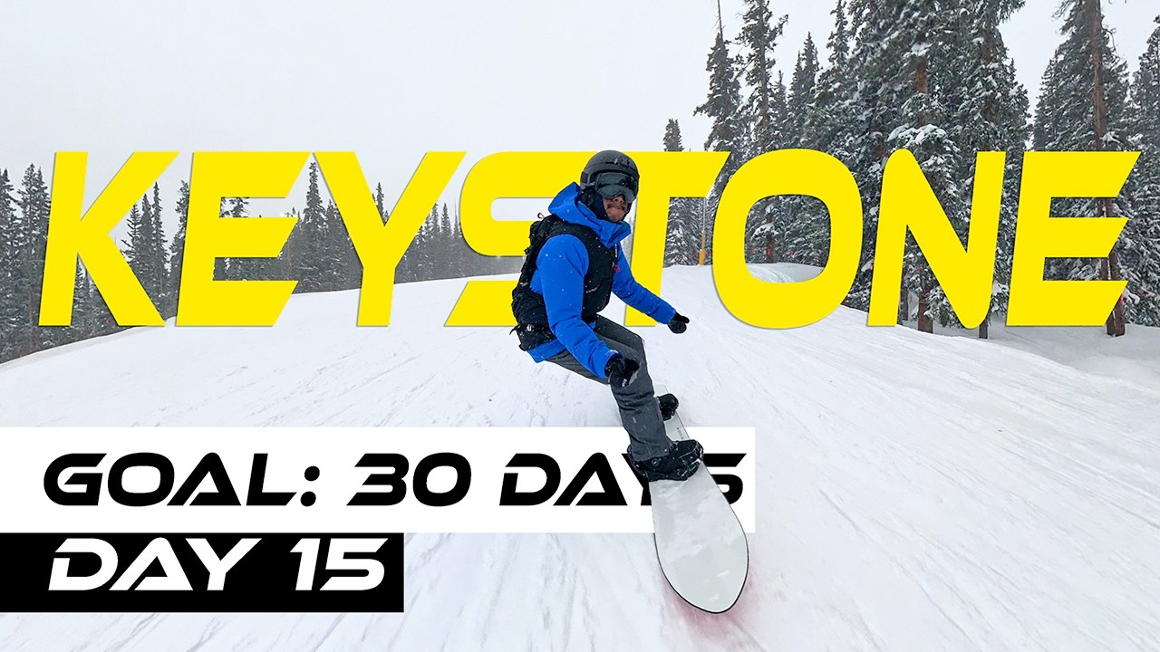 Snowboarding KEYSTONE day 15 on snow: PROSPECTOR | SPRING DIPPER - YouTube