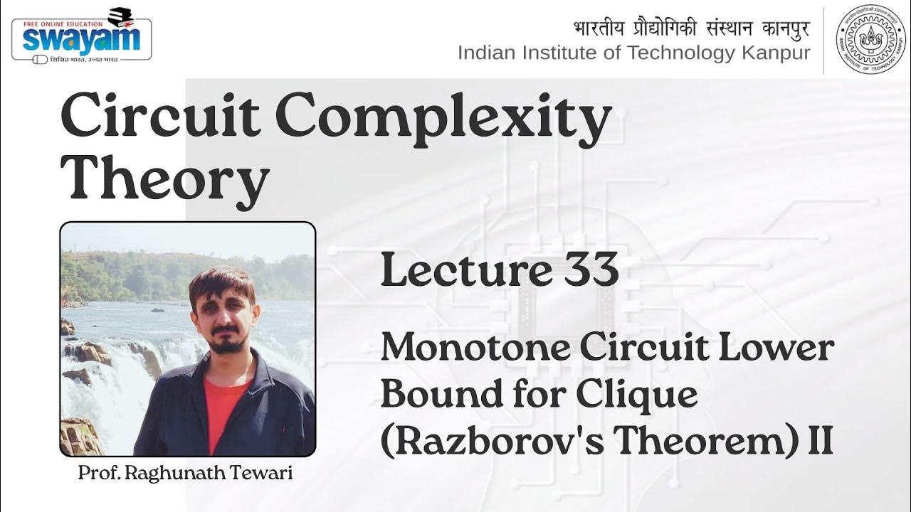 Lecture 33 - YouTube