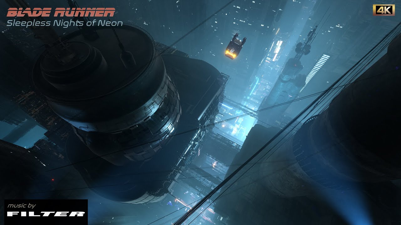 Blade Runner |SLEEPLESS NIGHTS OF NEON | 4K AMBIENCE for work study and ...