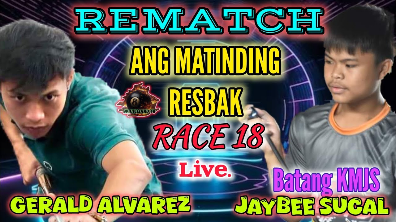 REMATCH, JAYBEE SUCAL 🆚️ GERALD ALVAREZ, RACE 19, ANG MATINDING RESBAK ...