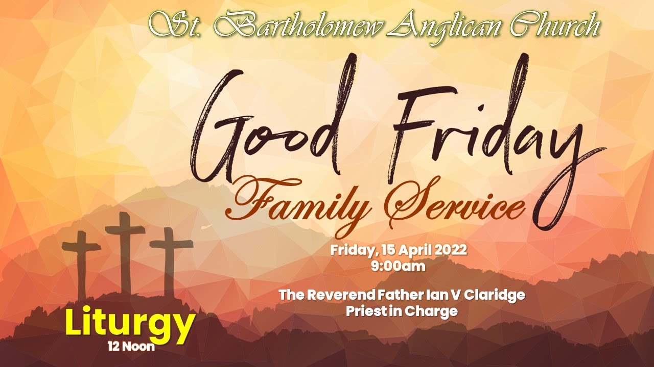 Good Friday Family Service - YouTube