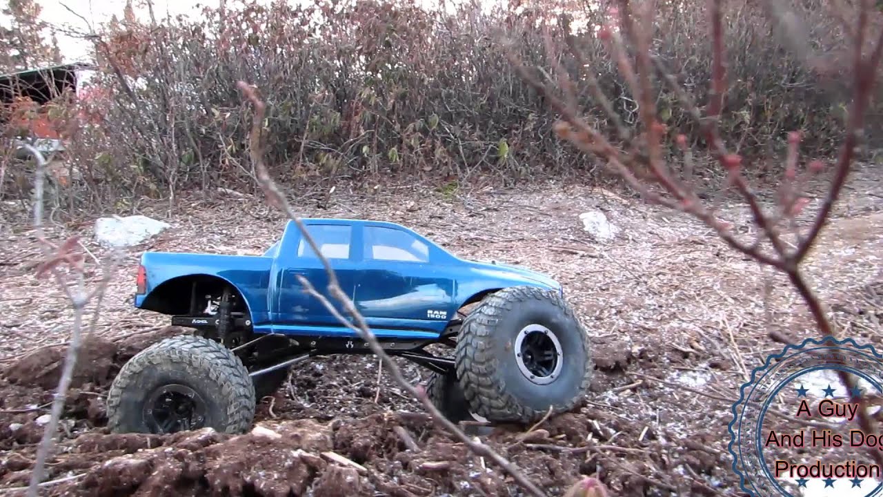 Axial SCX10 Wraith/Honcho = WRONCHO !!!! Back Woods Seal Cove Run #1 ...