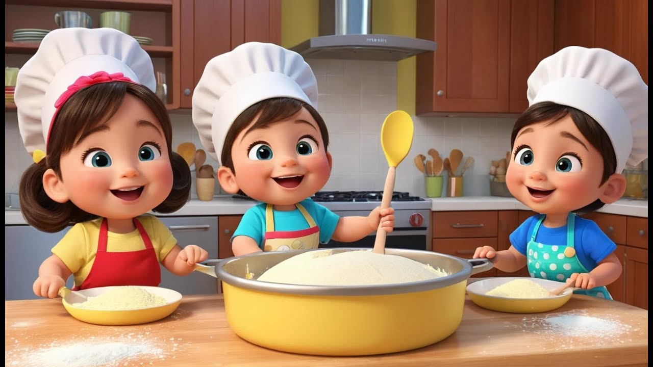 Pat-a-Cake | Fun Baking Song for Kids | Nursery Rhymes & Kids Songs ...