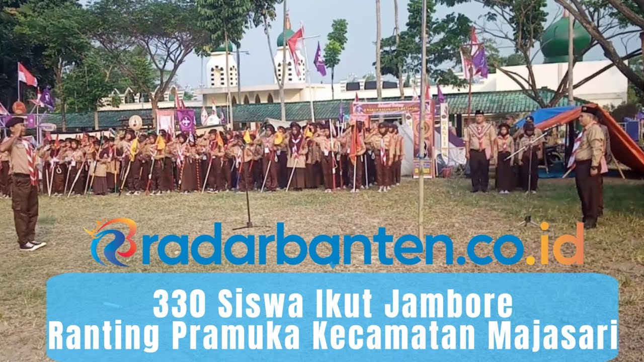 330 Siswa Ikut Jambore Ranting Pramuka Kecamatan Majasari - YouTube