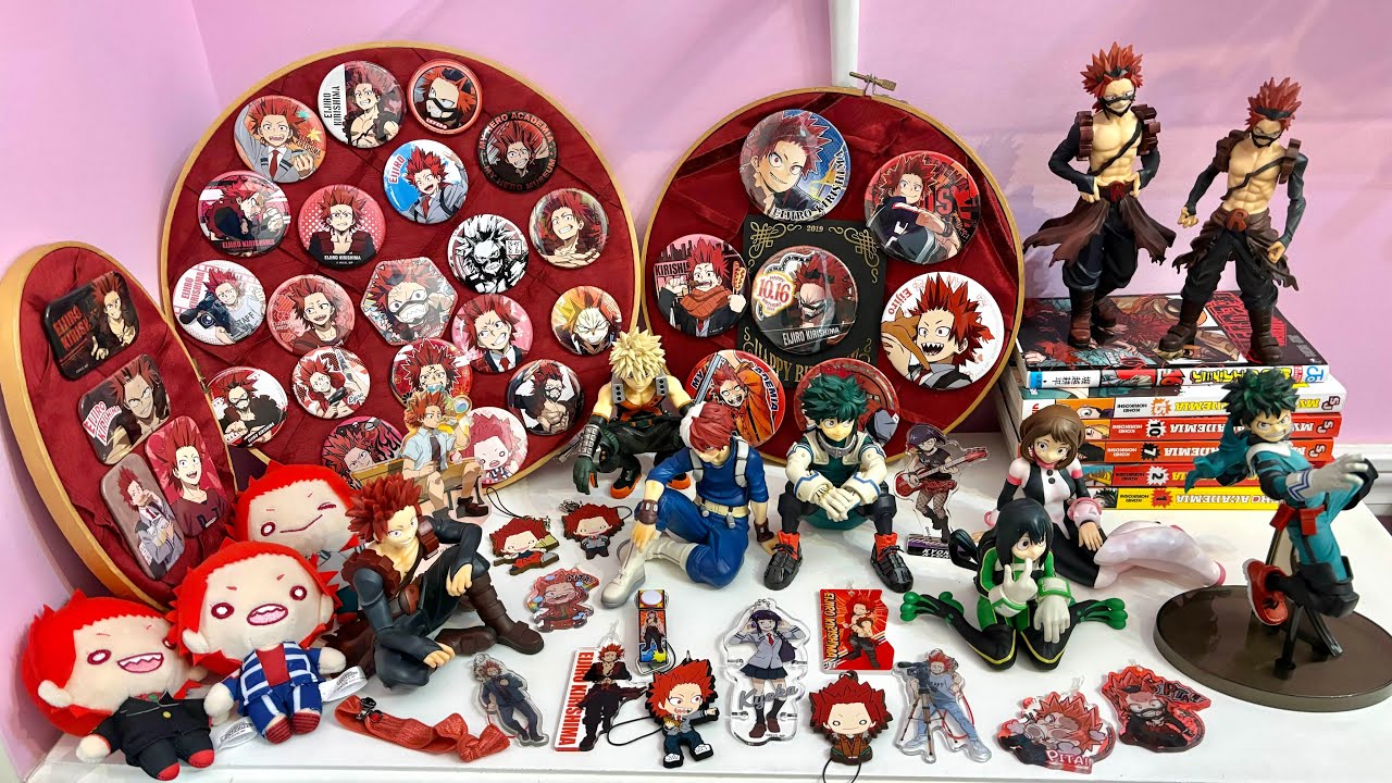 All my Boku No Hero Academia Merch! (Mostly Kirishima…) - YouTube