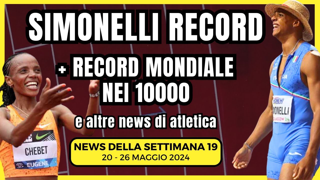 Simonelli 13"21 nei 110hs + due record mondiali e grandi risultati ...