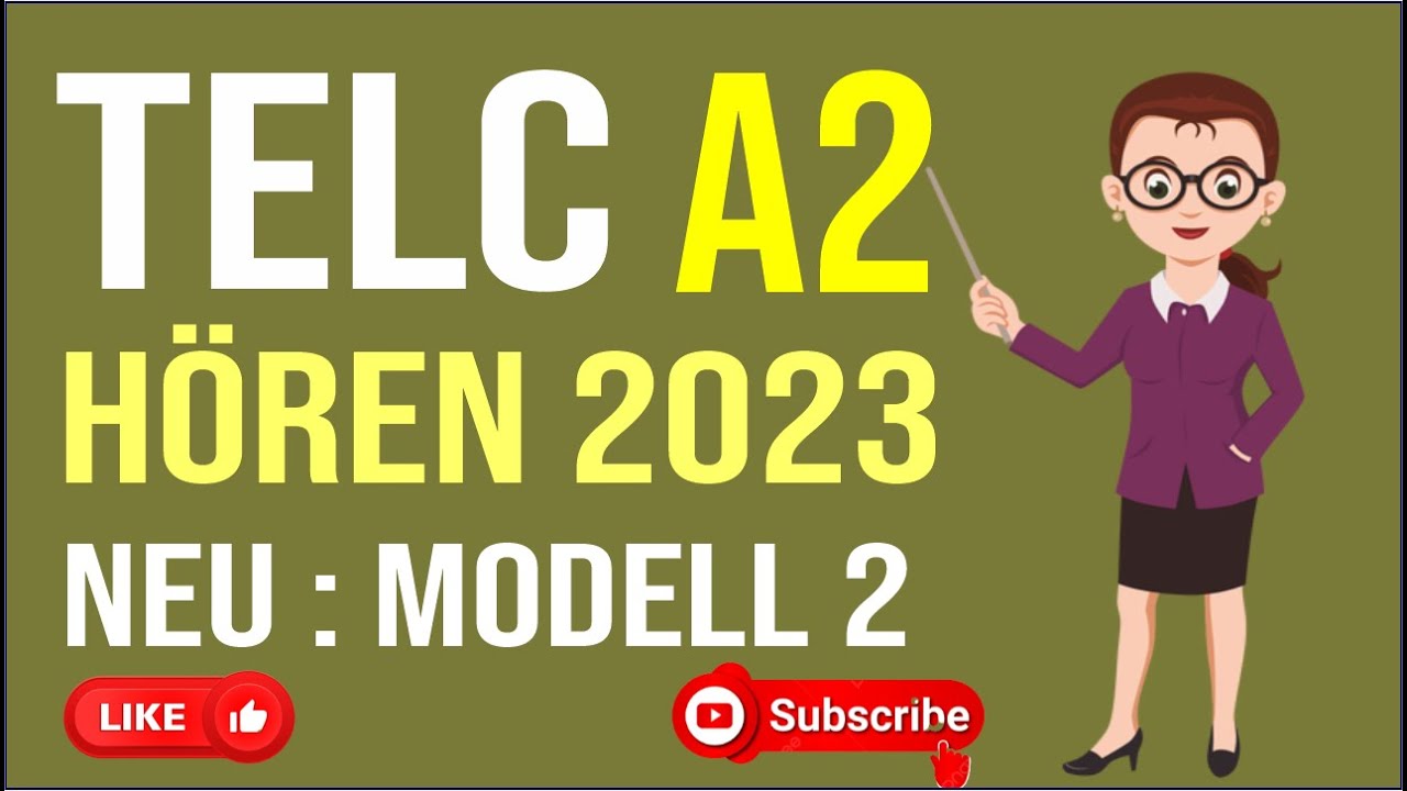 TELC A2 Hören 2023 | ( Telc & DTZ & ÖSD ) Prüfung Hörverstehen: Neu ...