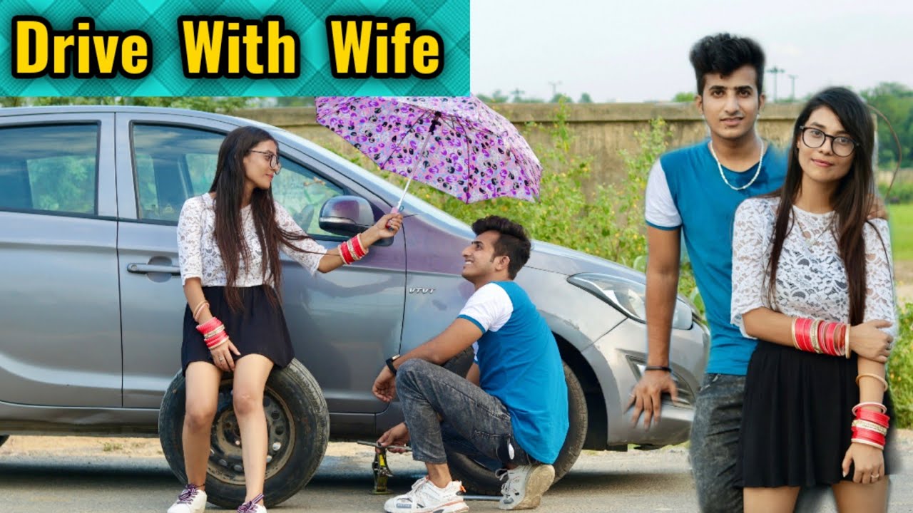 Drive With Wife || Every Husband Wife || Long Drive || Gagan Summy ...