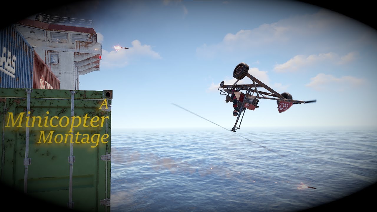 The BEST Minicopter Pilot in Rust (A Minicopter Montage) - YouTube