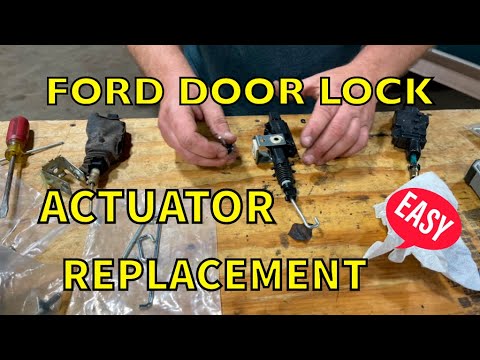 How To Replace Ford Door Lock Actuators - Most Ford Vehicles from 1983 ...