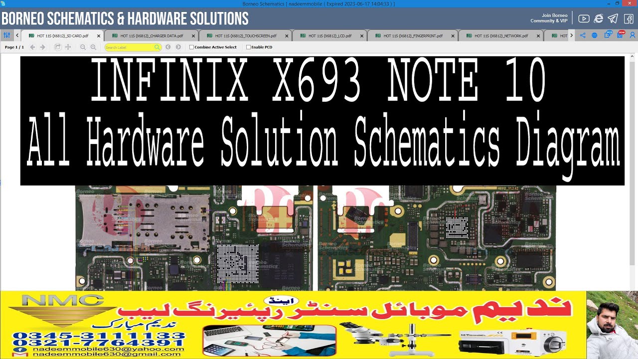INFINIX X693 NOTE 10 All Hardware Solution Schematics Diagram - YouTube