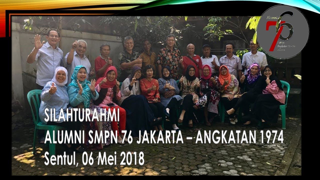 Silahturahmi Alumni SMPN 76 Jakarta 1974 @ Sentul, 06 Mei 2018 - YouTube