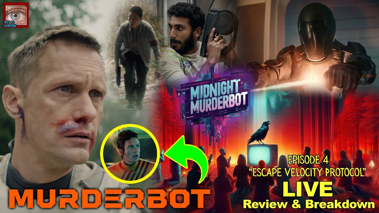 SciFi Vision Presents Midnight Murderbot "Escape Velocity Protocol" 104 Review & Breakdown - YouTube
