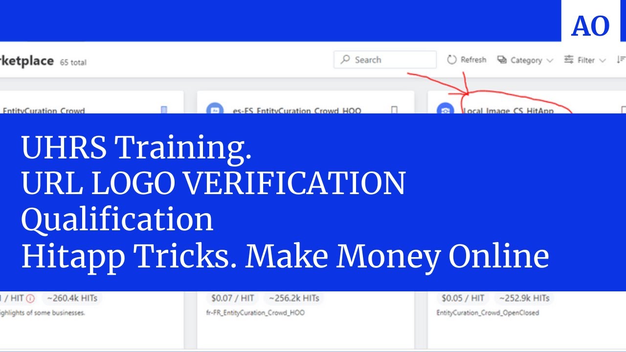 UHRS Training: URL-LOGO VERIFICATION Qualification Test. Hit apps ...