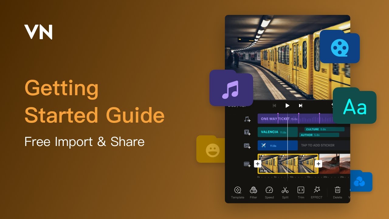 Free Import & Share丨VN Video Editor for Beginners - YouTube