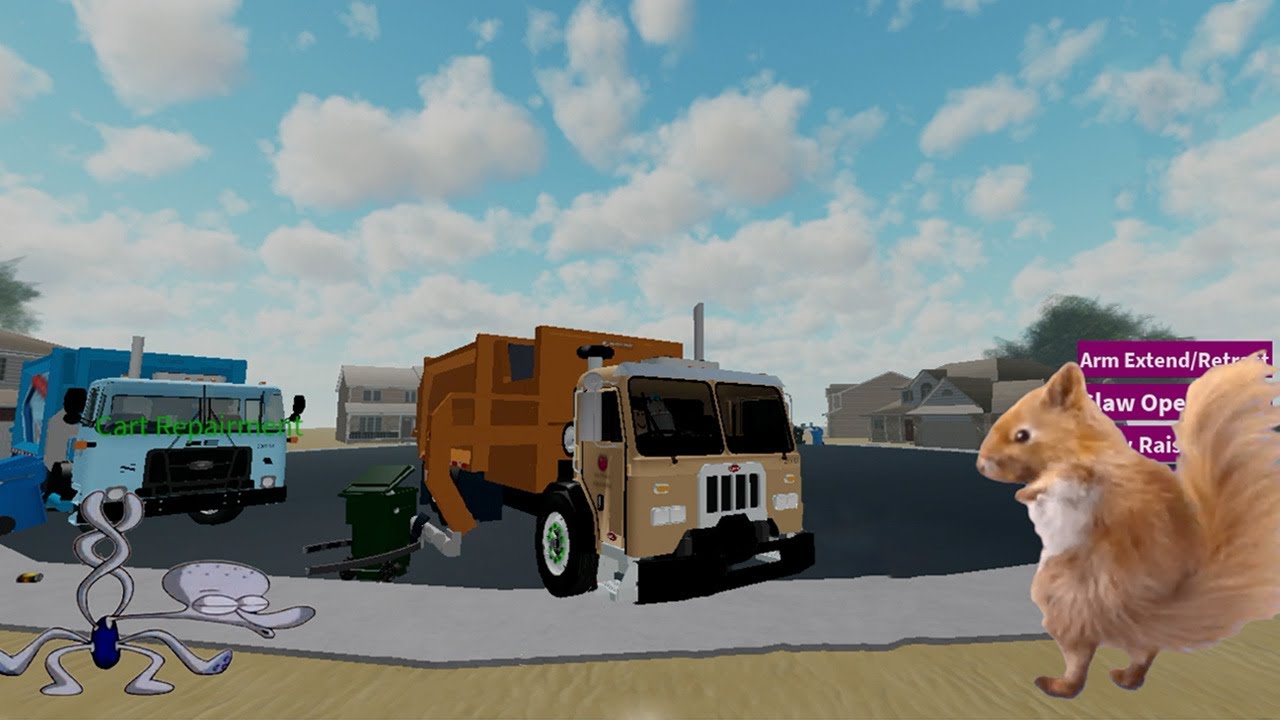 Roblox Garbage truck game, The day I did my Route with no mistakes ...