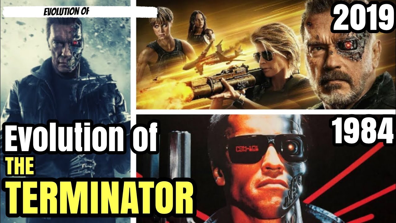 Evolution of The Terminator 1984-2019 | Terminator: Dark Fate | Arnold ...