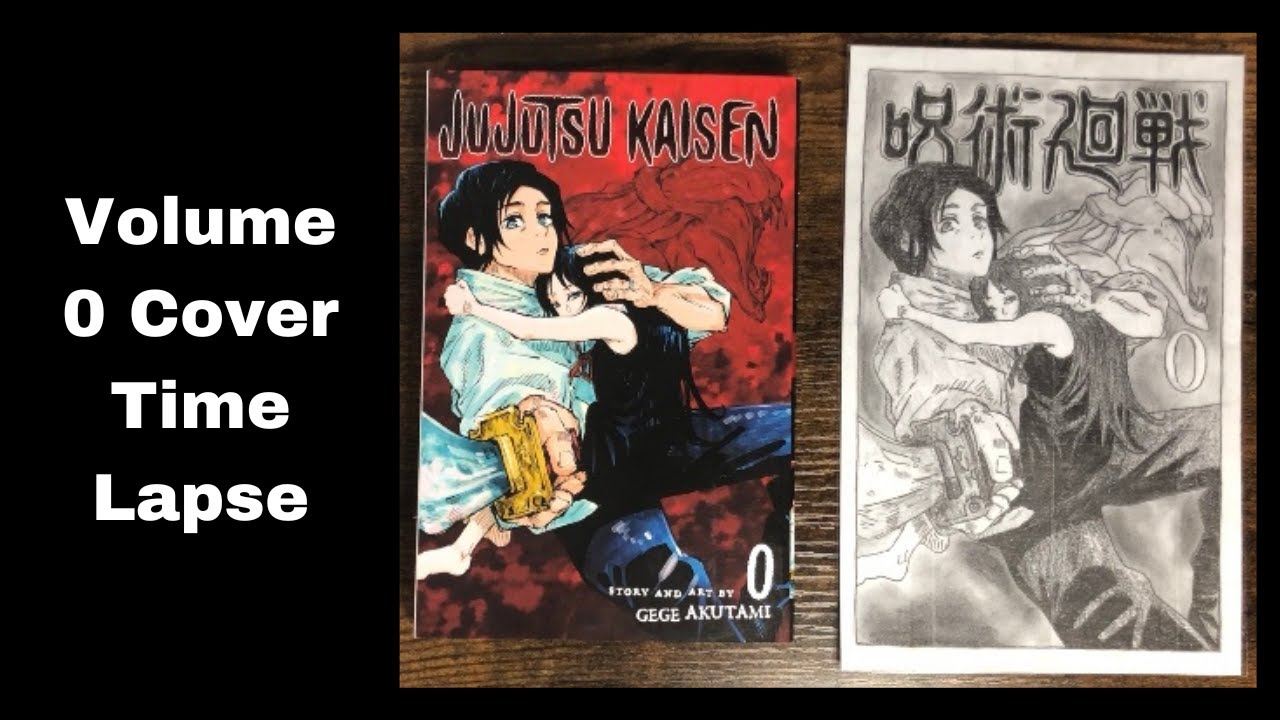 jjk vol 0 cover time lapse - YouTube