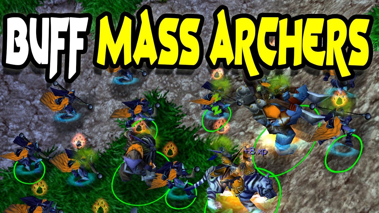 Buff Mass Archers - YouTube
