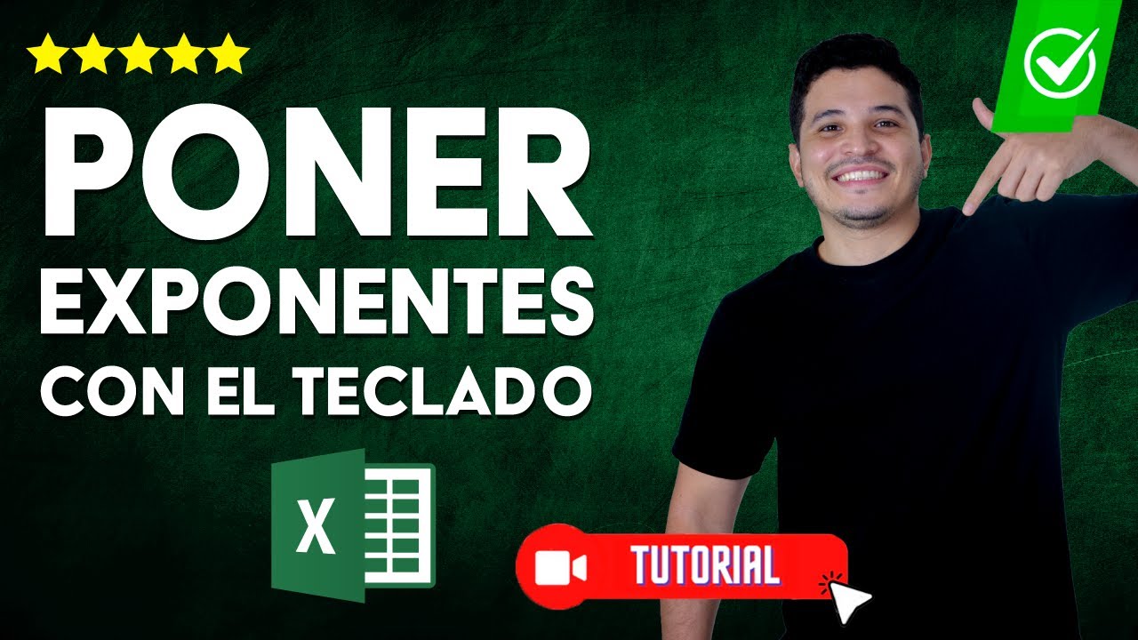 Cómo PONER EXPONENTE en Excel con el TECLADO | Eleva al cuadrado ...
