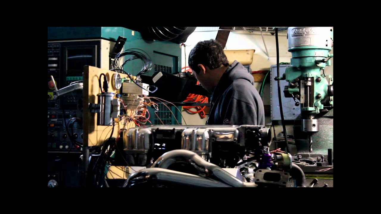 Twin Turbo 454 BBC final assembly and test firing. Polished Everything ...