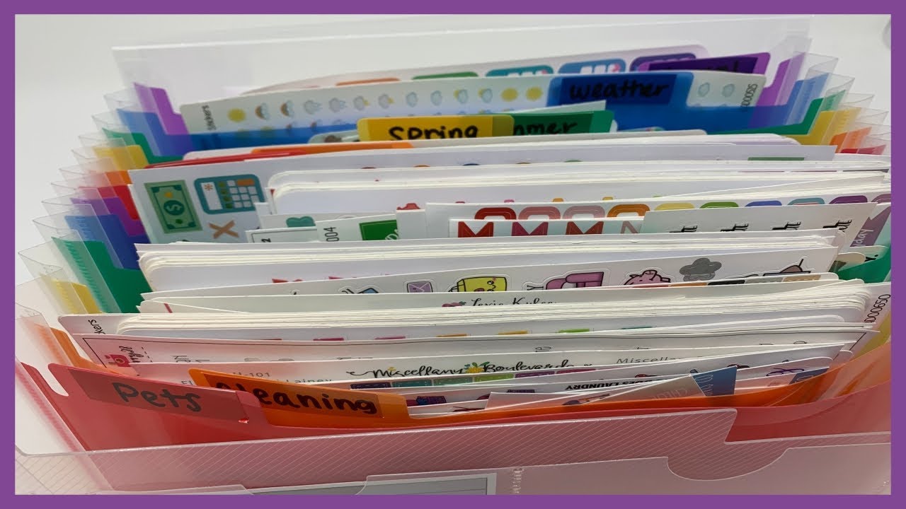 Sticker Organization/Collection Part 3 (3rd Sticker Accordion ...