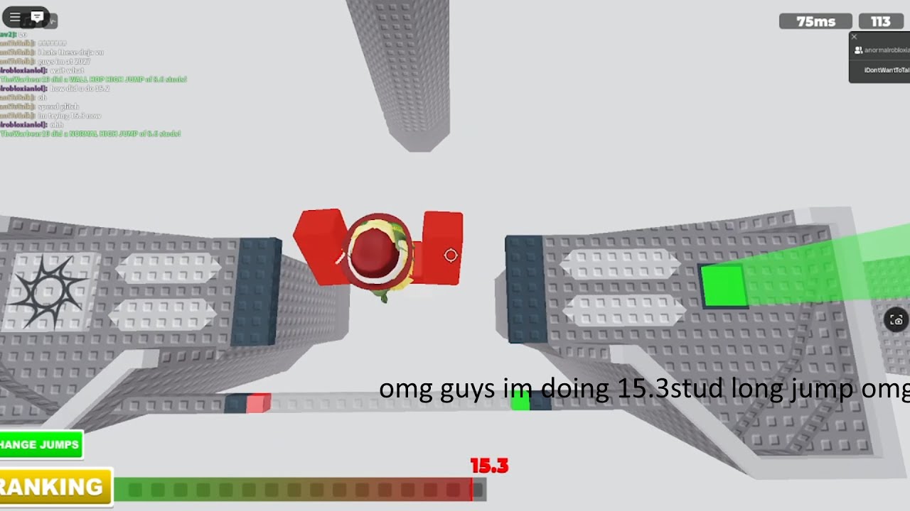 15.3 stud long jump - YouTube