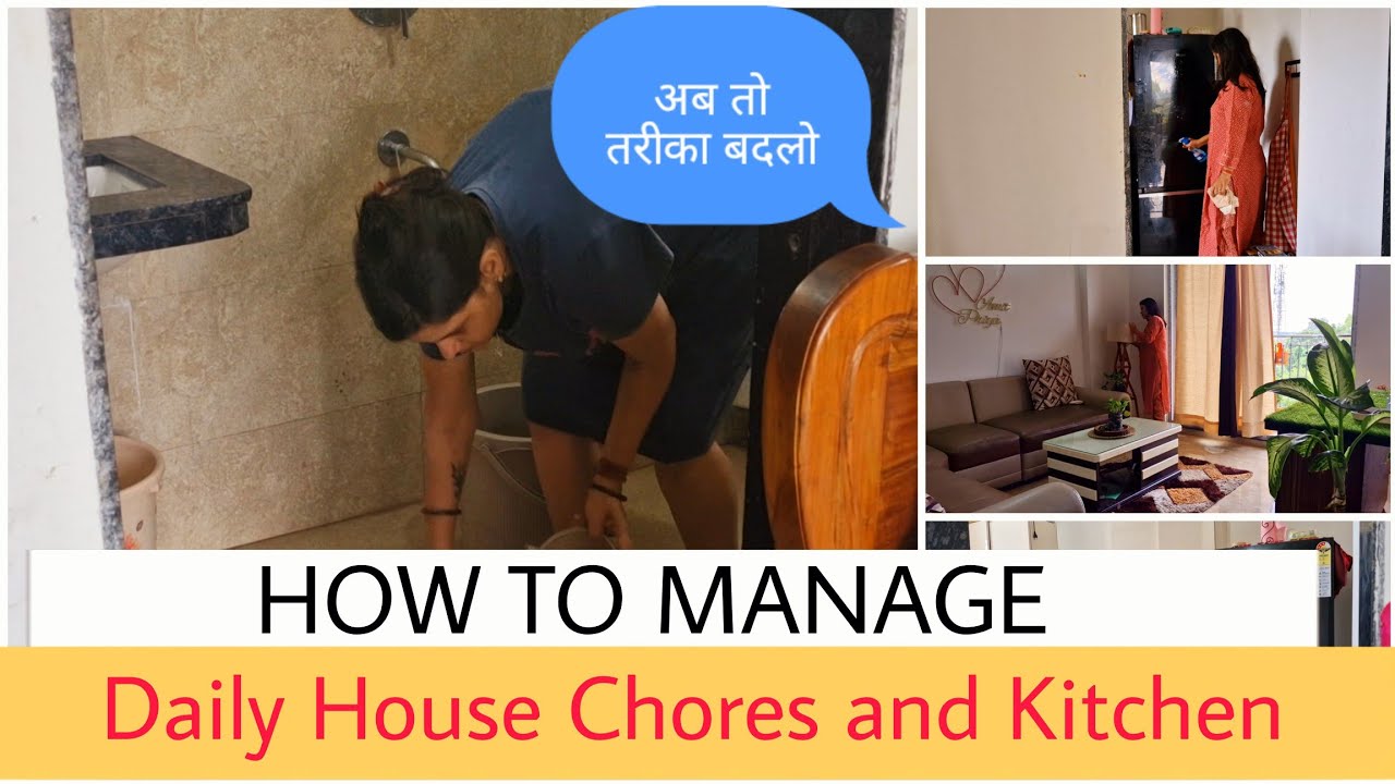 How to Manage Daily House Chores and Cooking/Tips For Stress Free ...