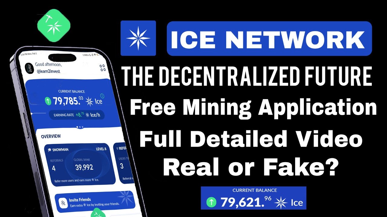 Ice Network | The Decentralized Future | Free Mining Application | Full ...