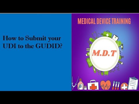 How to submit your UDI to the GUDID? - YouTube