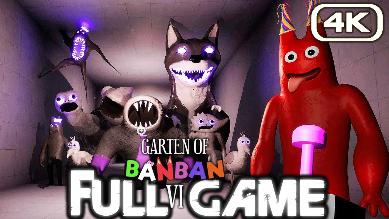 GARTEN OF BANBAN 6 Gameplay Walkthrough FULL GAME (4K 60FPS) No ...