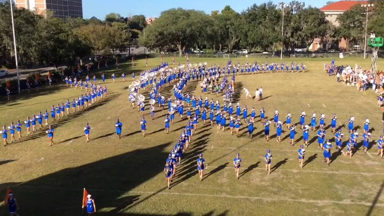 University of Florida Gator Band & Alumni Band practice 10.15.2016 ...