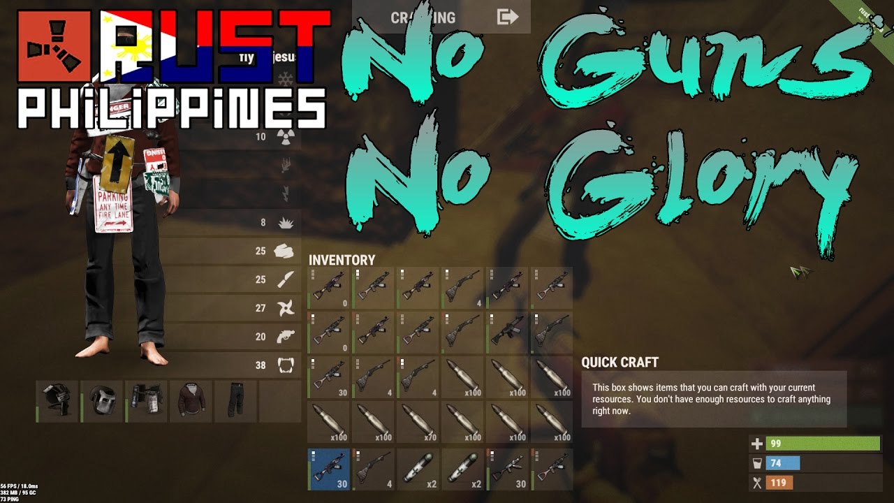 RUST PH | EP 2 | No Guns No Glory - YouTube