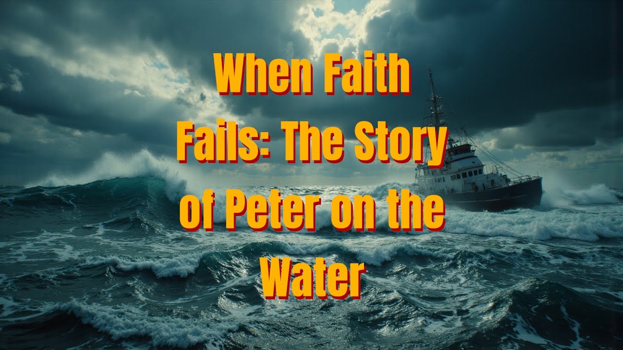 When Faith Fails The Story of Peter on the Water - YouTube