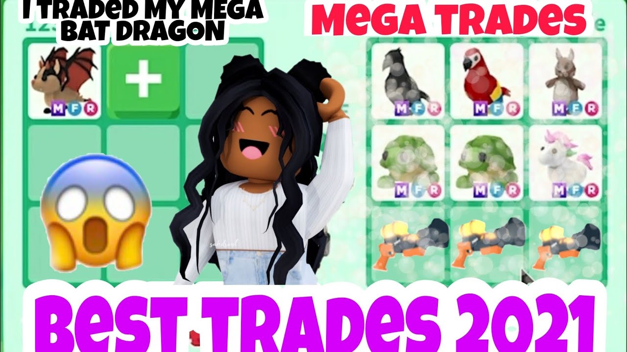 Traded Mega Bat Dragon In 2021 Best Mega Accepted Trades In Adopt Me ...