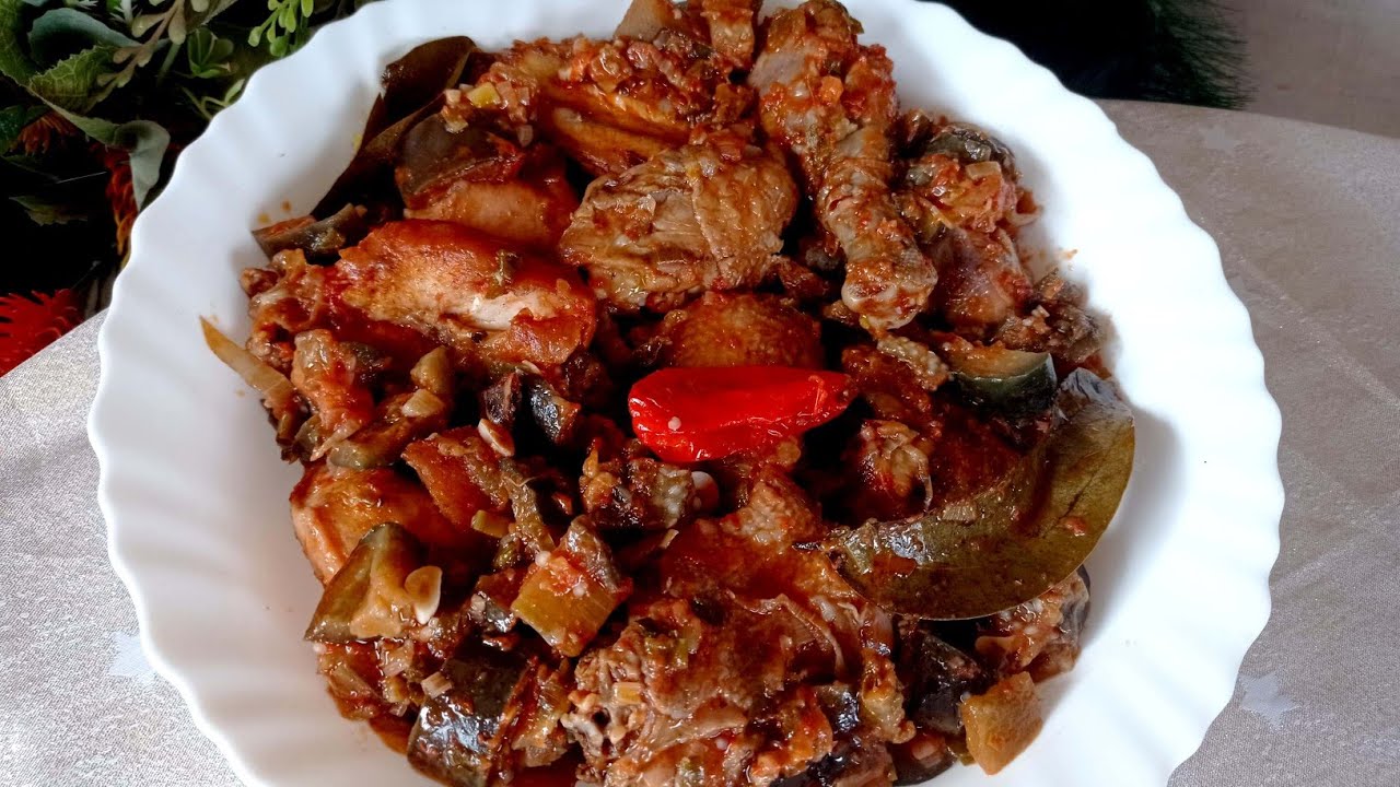 Poulet aux aubergines - YouTube