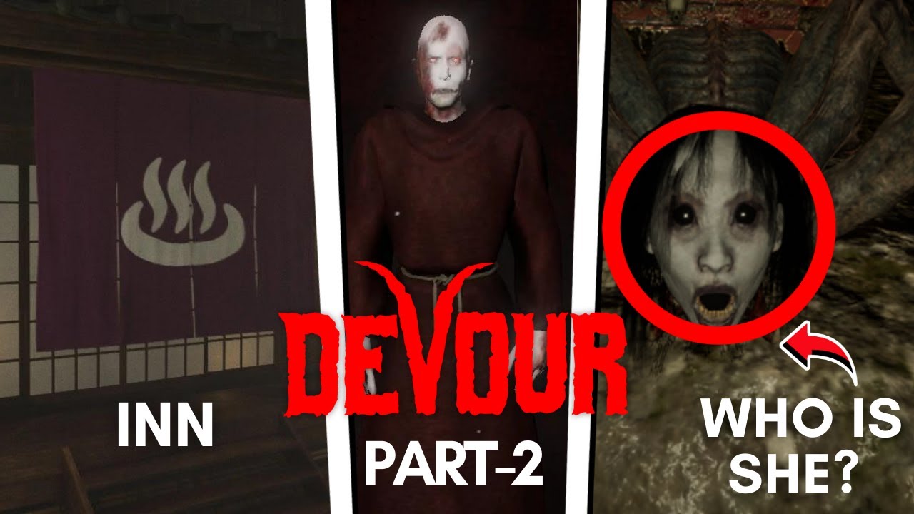 This spider monster is chasing us || Horror game || Devour || Part 2 ...