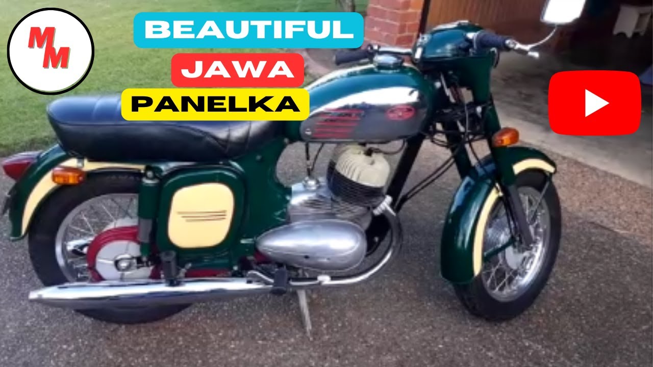 Beautifully restored JAWA Panelka 350, Must see. - YouTube