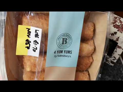 My shopping in Sainsburys England UK for £16.05